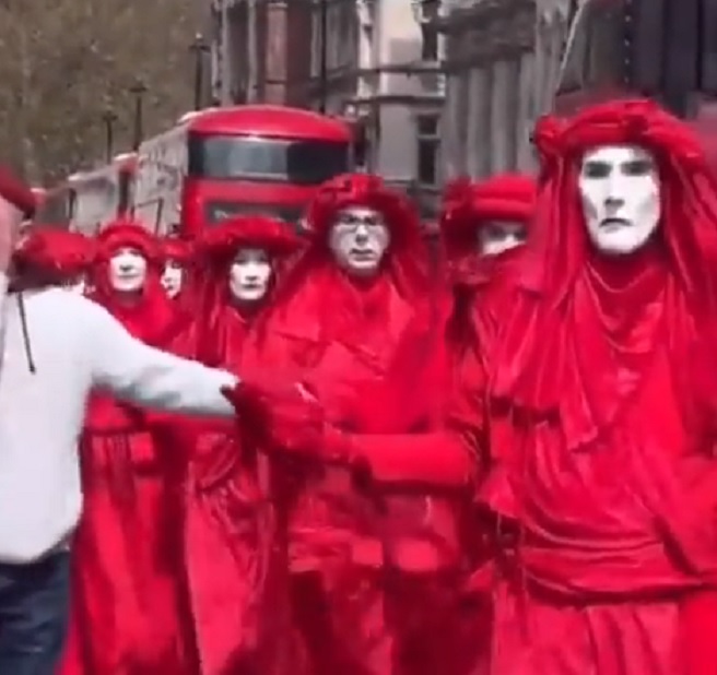 What's going on here? Satanic Parade in the Middle of London