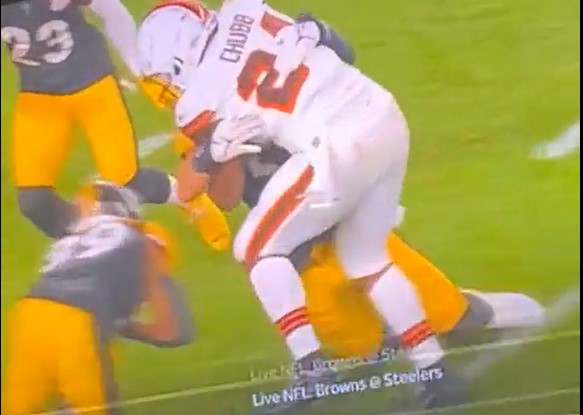 Horrific NFL Injury on MNF... Browns Star Nick Chubb Suffers Career ...