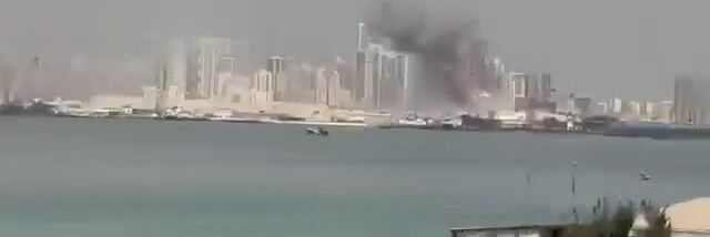 Explosions in Manama, Bahrain - Iran Targeting US Bases in Multiple ...