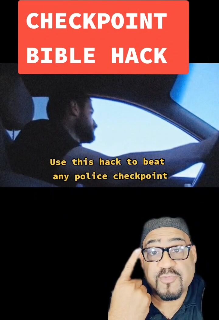LIFE HACK: Learn How to Use Your Bible to Get Out of a Checkpoint