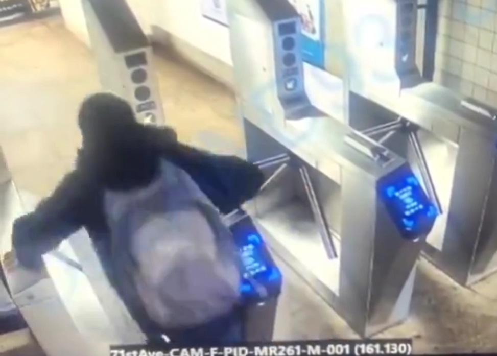 So Drunk, He can't Even Jump the Turnstile Lol