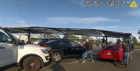 Guy Goes Through a Car Wash.... Ends up Getting Showered with Bullets ...