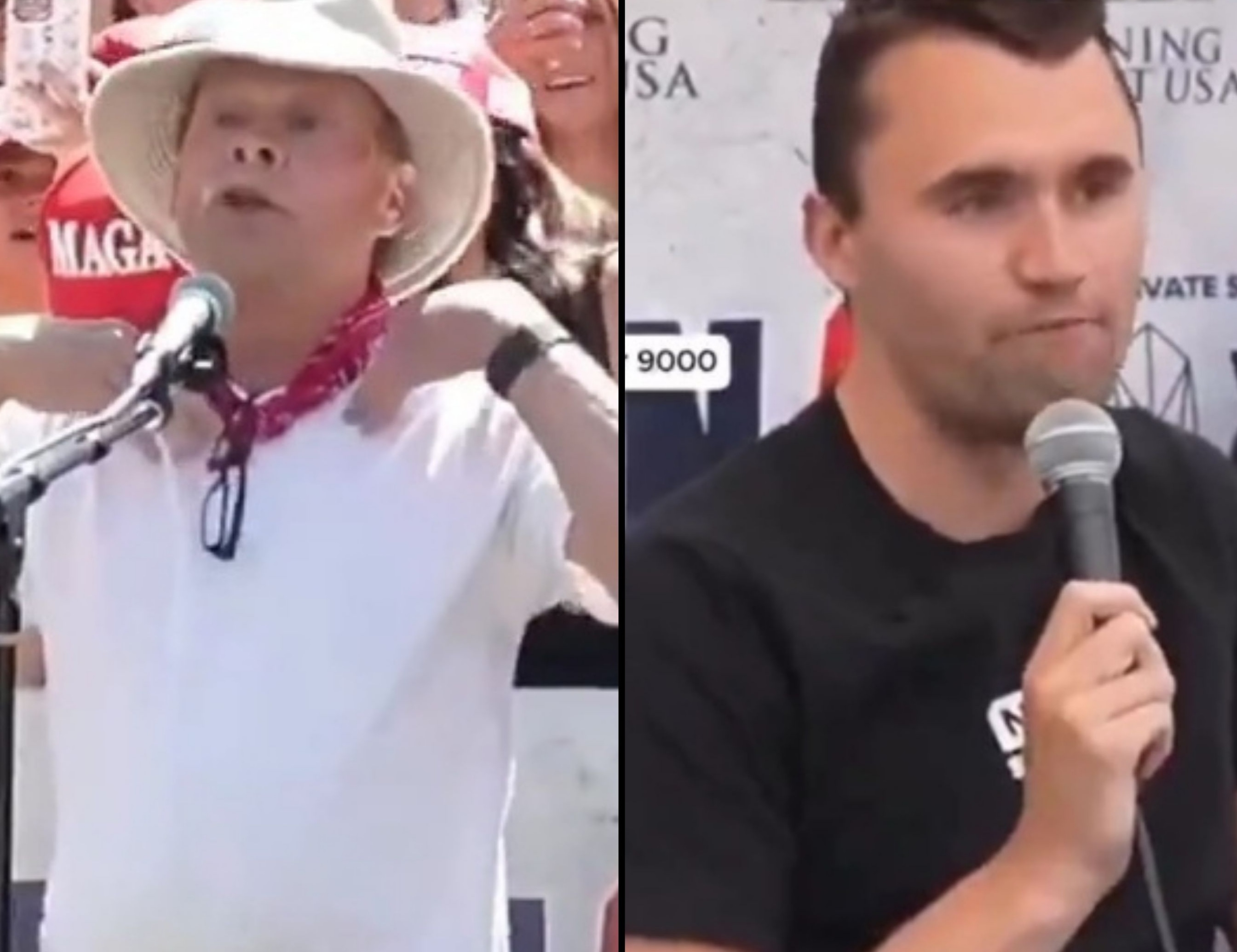 Liberal man gets FACT CHECKED by Charlie Kirk in real time..