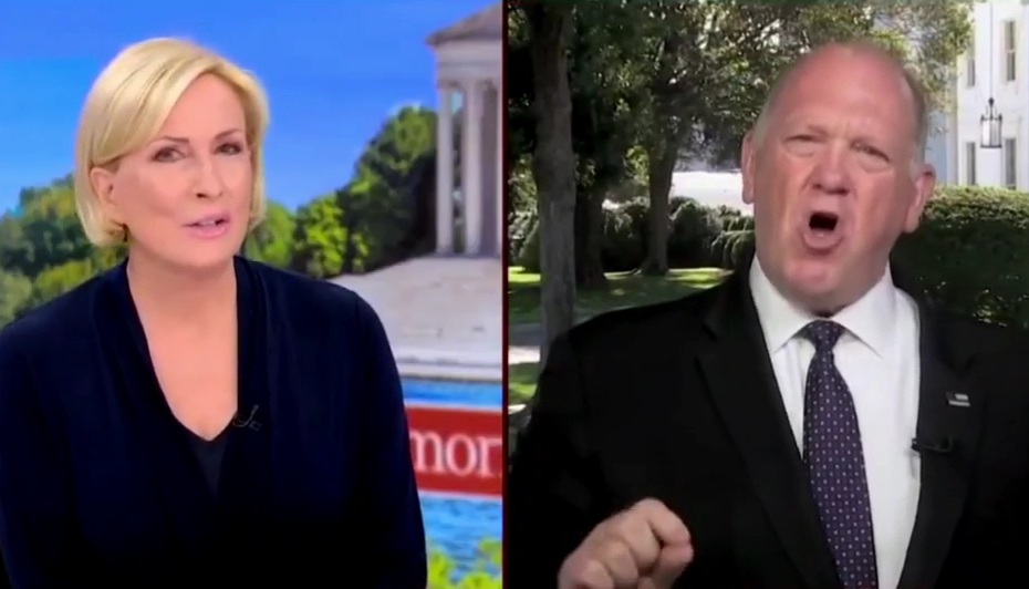 Tom Homan is COOKING on MSDNC