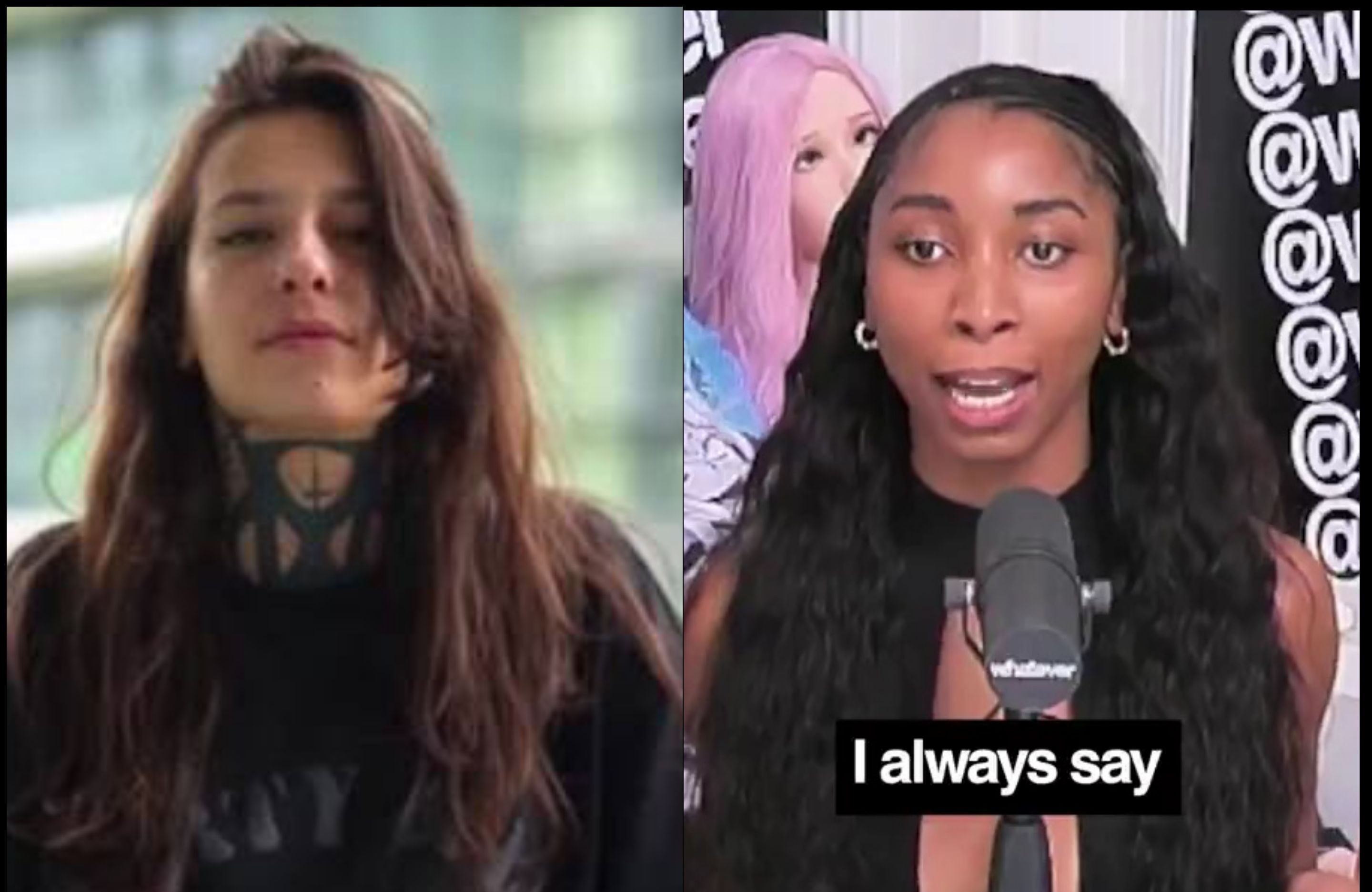 CAT FIGHT! Chloe Roma vs. RUDE girl!